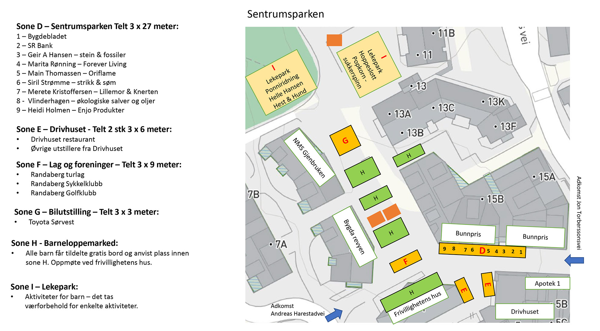 Randaberg kommune - Stengt vei og parkeringsplass under Høstmarken