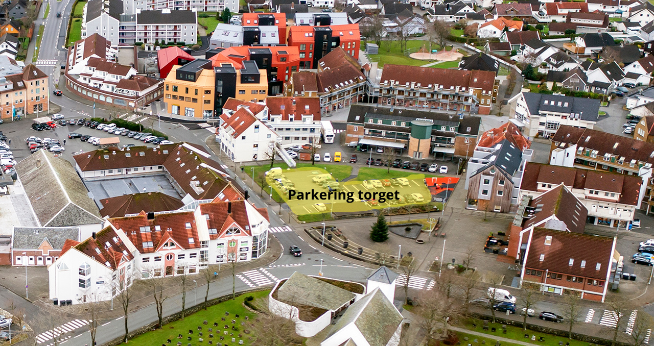 Randaberg kommune - Stengt parkeringsplass på torget